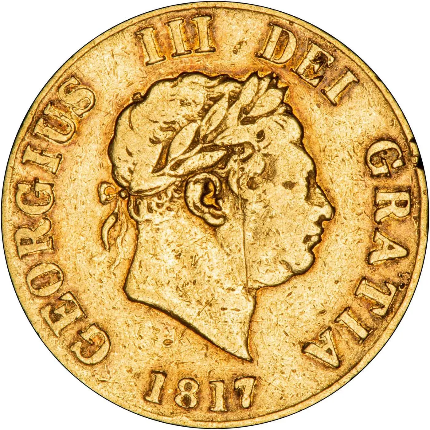 1817 Half Sovereign George III Shield London | Chards